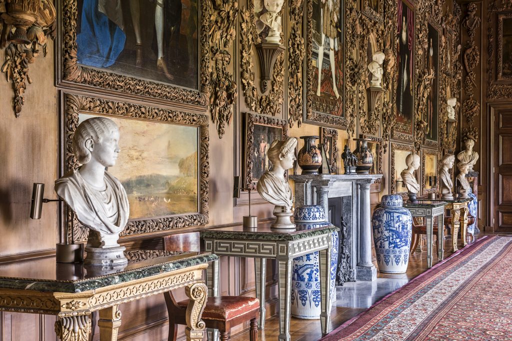The Carved Room, with the four paintings by Turner restored to the ...